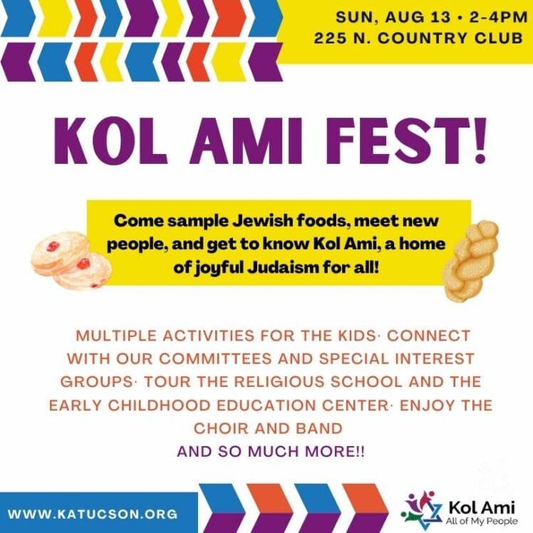 Kol Ami Announces Jewish Food Festival, Invites Community | AZ Jewish Post