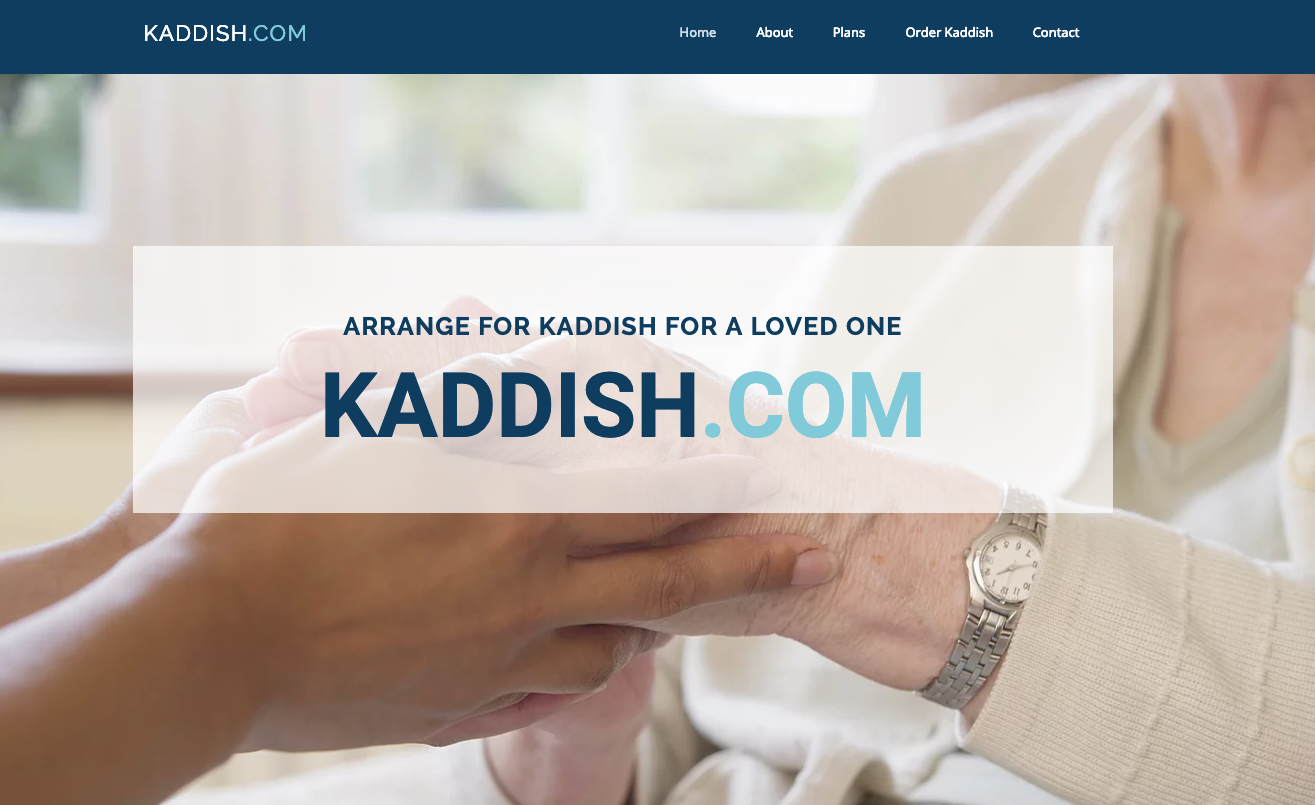 A site to order Kaddish for your loved ones takes a page from Nathan ...