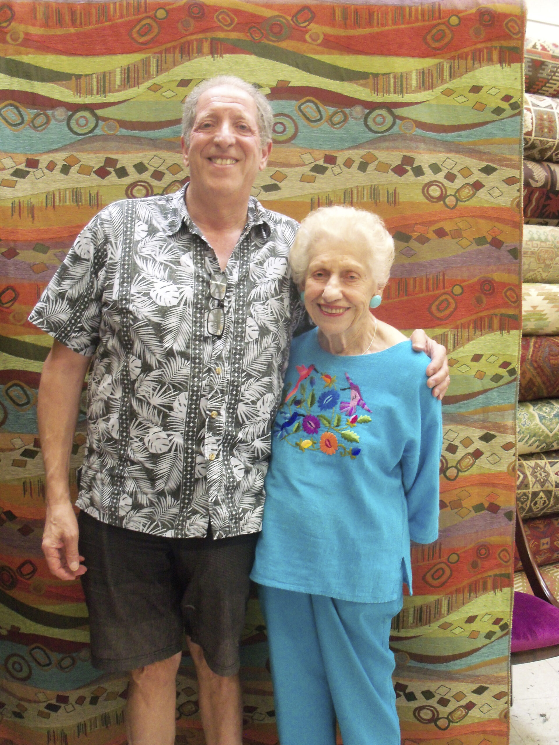 Fabric maven Claire Grunstein, age 90, still brimming with creative ...