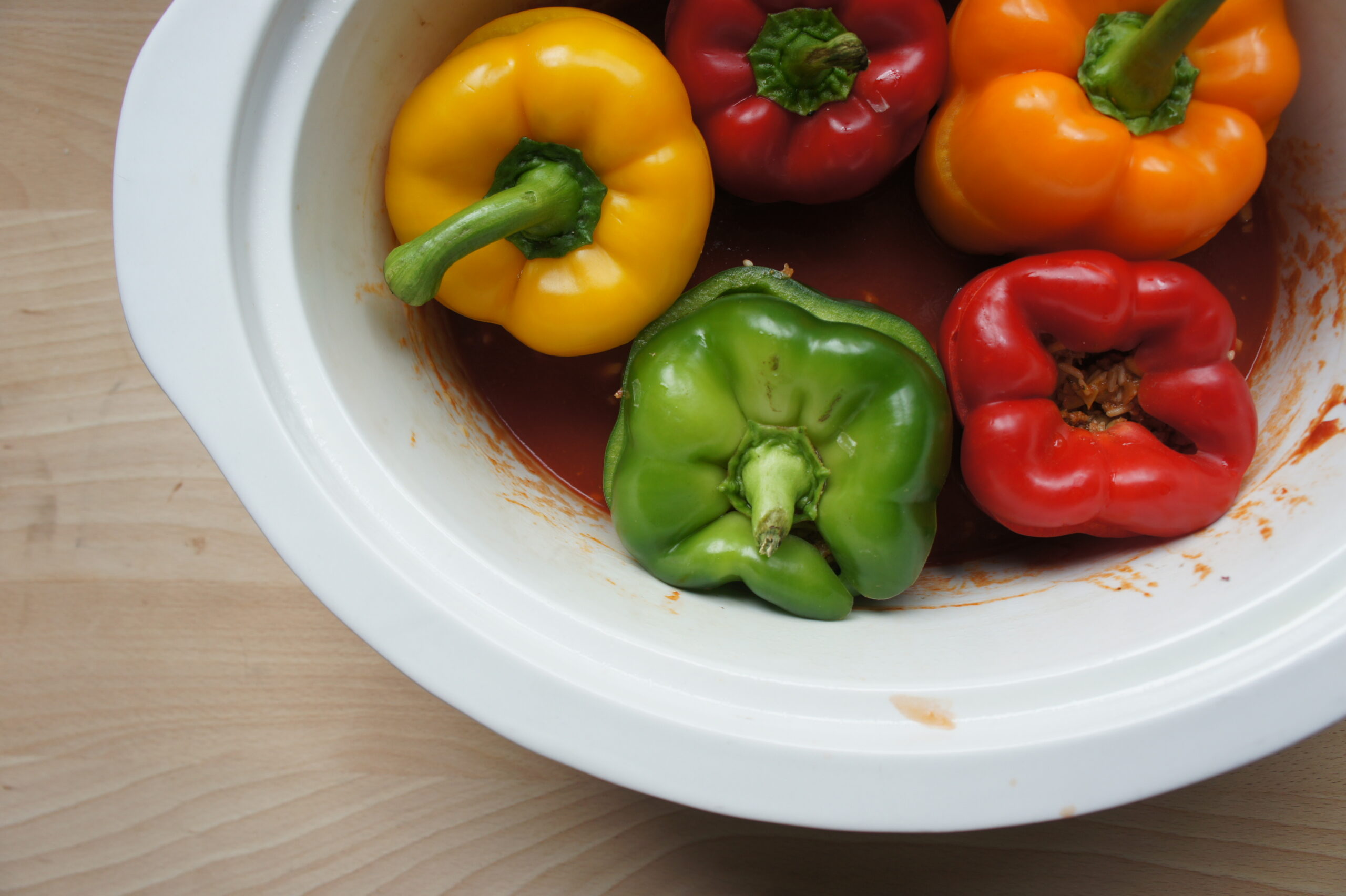 Crockpot Israeli-Style Stuffed Peppers Recipe | AZ Jewish Post