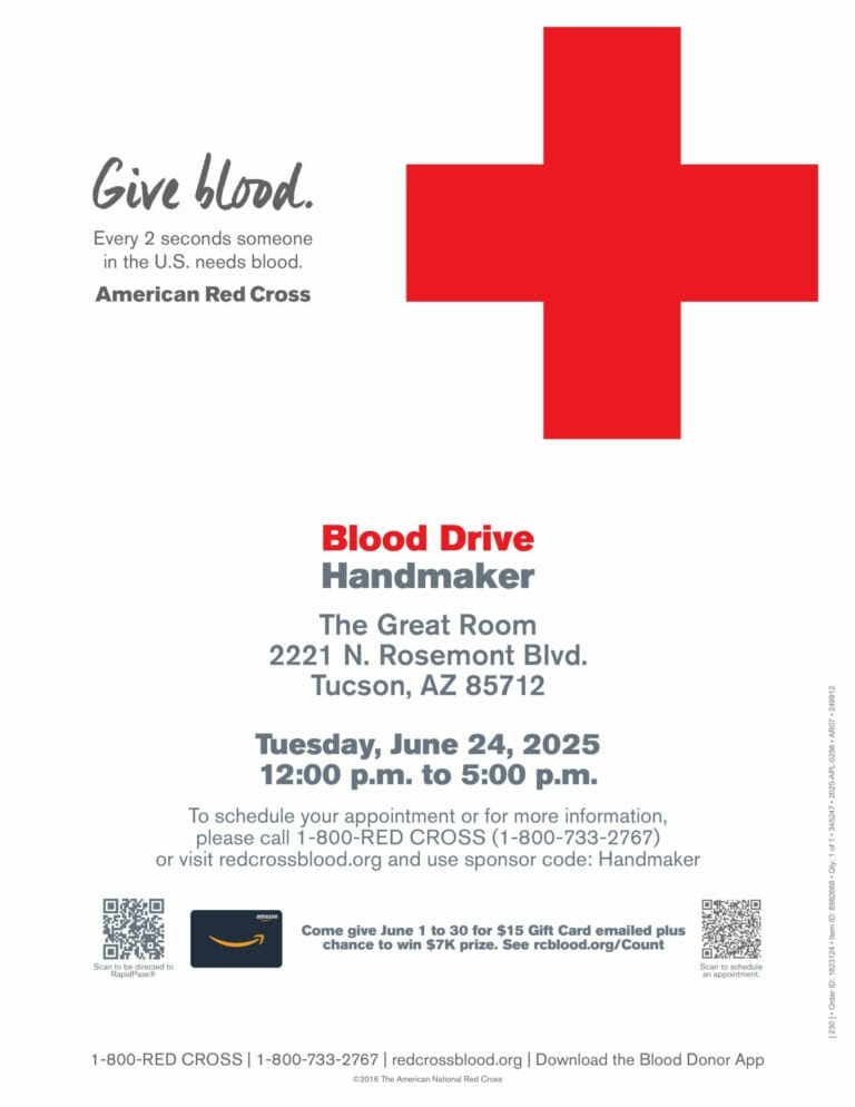 Handmaker to Host Red Cross Blood Drive on Tuesday, June 24 | AZ Jewish Post